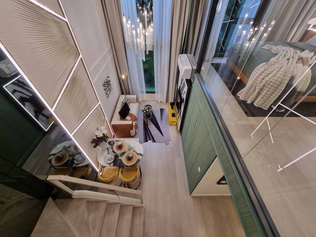 LIFE พหลฯ – ลาดพร้าว ห้อง New Vertiplex เลย์เอาท์นี้ว้าวมากๆ ครัวปิด ...